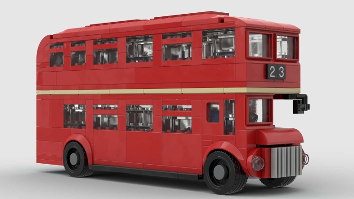 Double Decker Bus from BrickLink Studio [BrickLink]