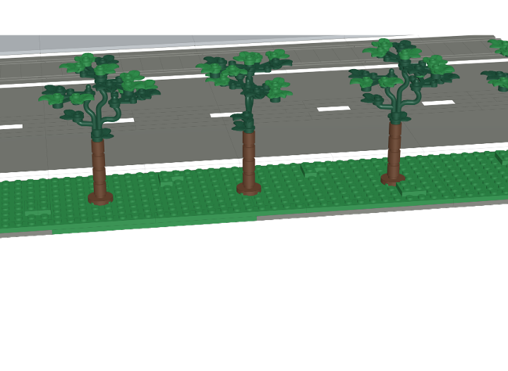 Track in street from BrickLink Studio [BrickLink]