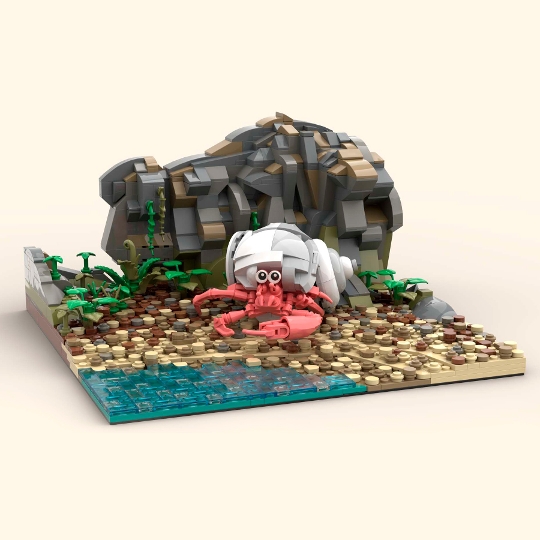 The Hermit Crab from BrickLink Studio [BrickLink]
