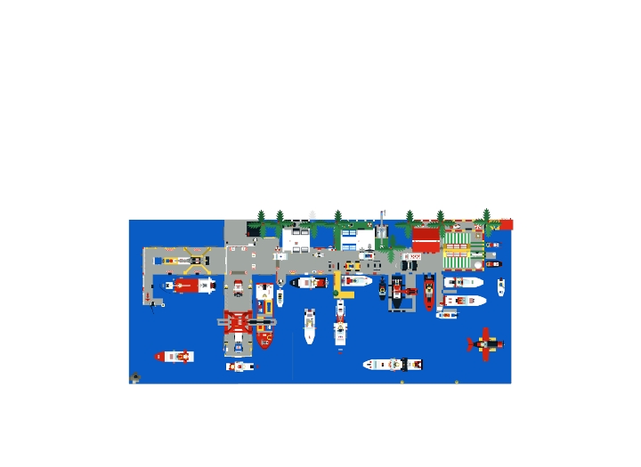 City grand port from BrickLink Studio [BrickLink]