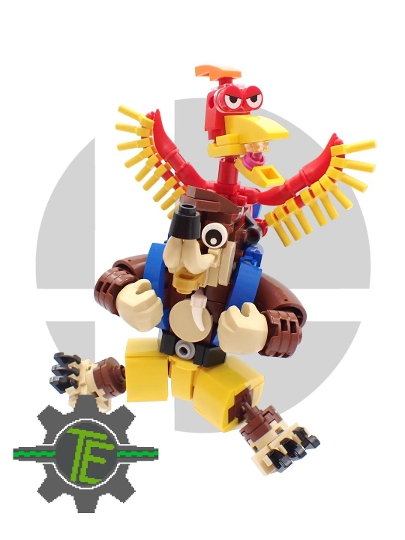 Banjo Kazooie Jumping from BrickLink Studio [BrickLink]