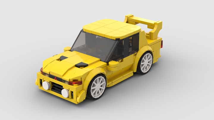 Mitsubishi Lancer Evolution V RS (CP9A) LEGO 6pin-wide MOC from ...