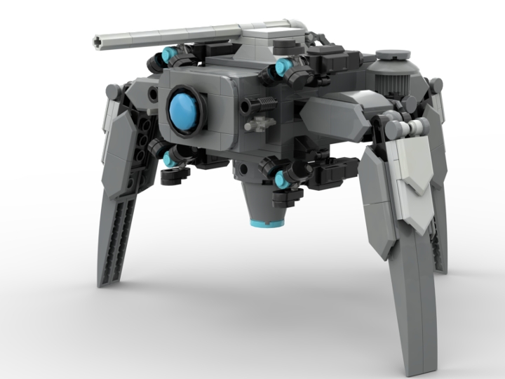 Upgraded Cameraman Strider from BrickLink Studio [BrickLink]