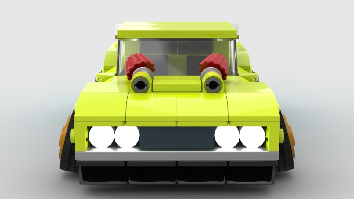 american muscle car from BrickLink Studio [BrickLink]
