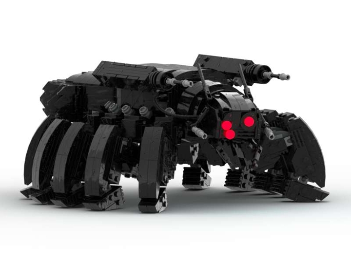 retro futuristic walker tank from BrickLink Studio [BrickLink]