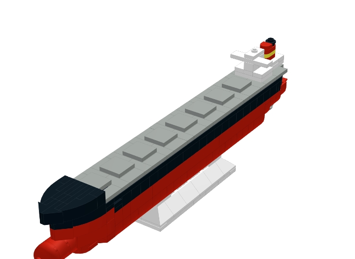 Capesize bulk carrier ship from BrickLink Studio [BrickLink]