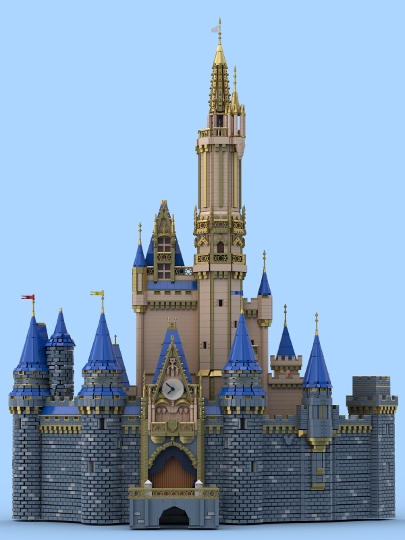 Disney Castle MOC from BrickLink Studio [BrickLink]