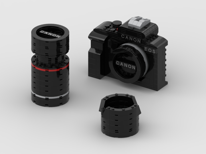 Canon Camera from BrickLink Studio [BrickLink]