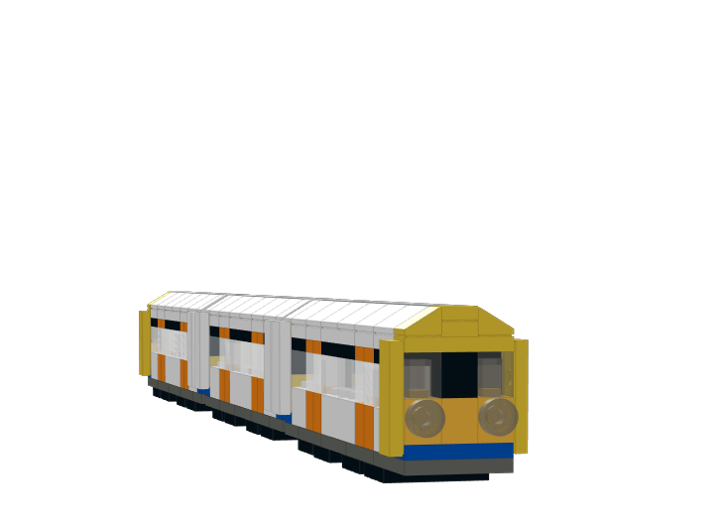 Class 378 Overground Train from BrickLink Studio [BrickLink]