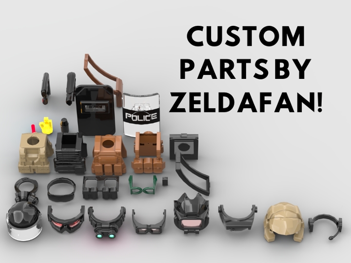 Custom PartDesigner Parts Pack from BrickLink Studio [BrickLink]