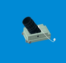 Napoleonic mortar from BrickLink Studio [BrickLink]