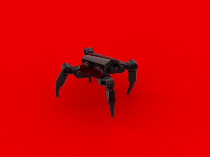 a robot spider from BrickLink Studio [BrickLink]