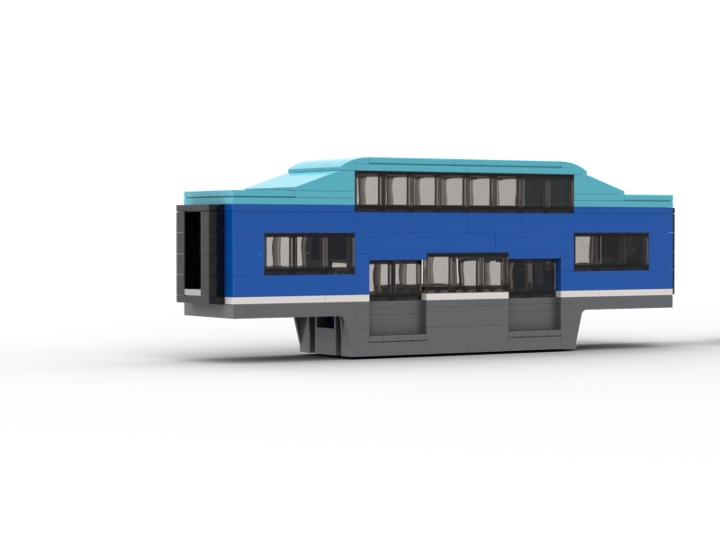 Coaster paint scheme Bombardier Bi-Level Coach from BrickLink Studio ...