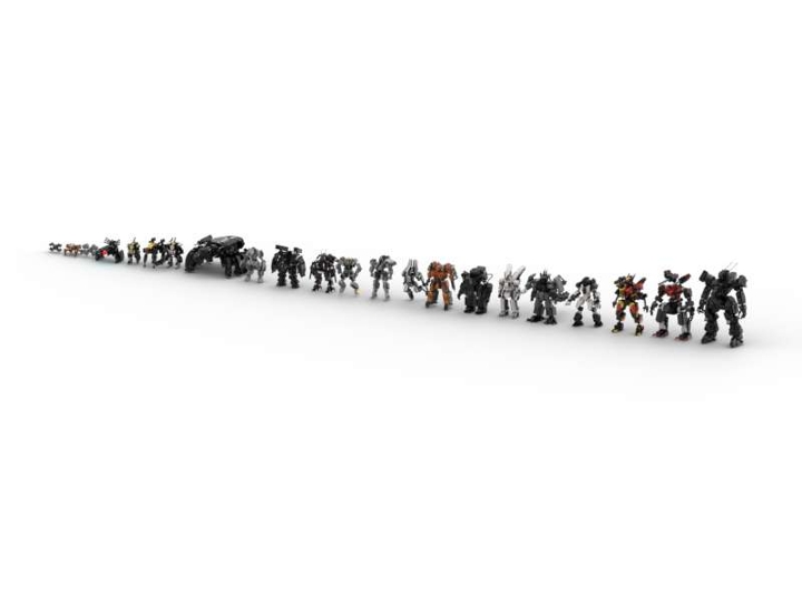 every original mech design I've had from BrickLink Studio [BrickLink]