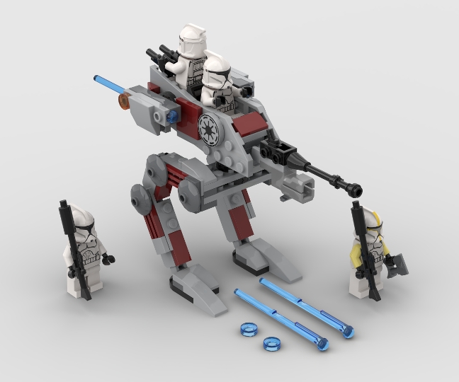 Clone Walker Battle Pack Remastered from BrickLink Studio [BrickLink]