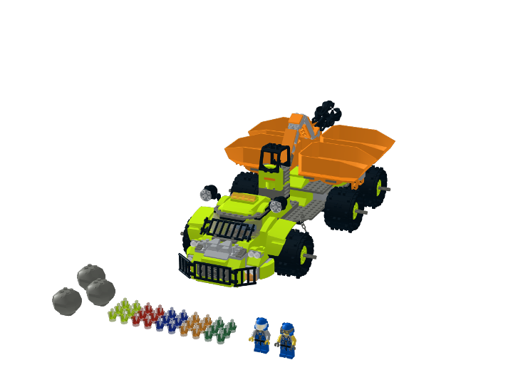 Power Miner Heavy Crystal Hauler from BrickLink Studio [BrickLink]