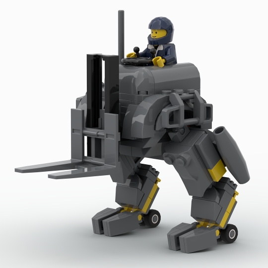 Forklift Mech from BrickLink Studio [BrickLink]