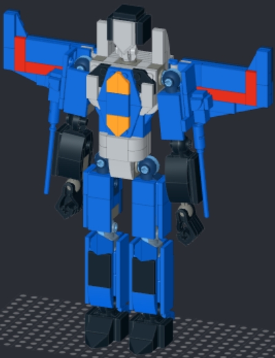 Thundercracker from BrickLink Studio [BrickLink]