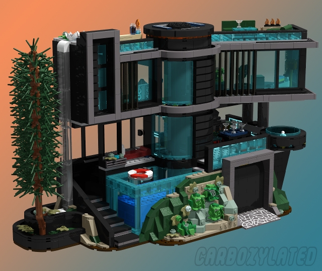 FRIENDS REDUX Andrea's Modern Mansion 42639 from BrickLink Studio ...