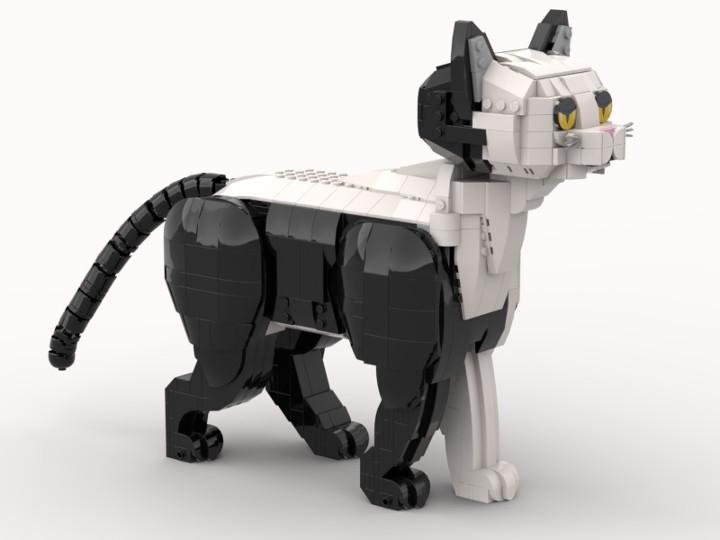 Walking Cat from BrickLink Studio [BrickLink]