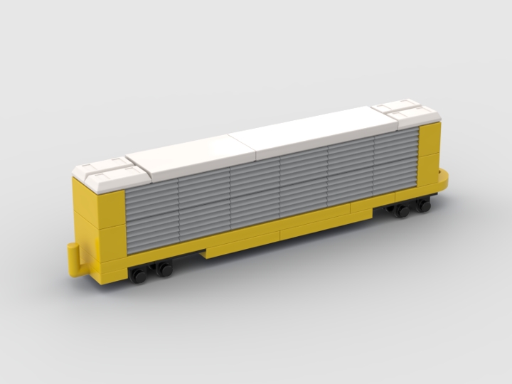 Autorack Train Car from BrickLink Studio [BrickLink]