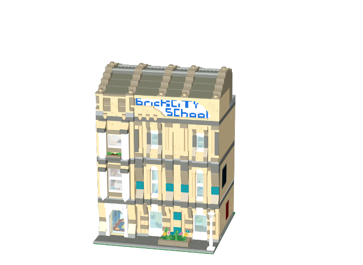 City School from BrickLink Studio [BrickLink]