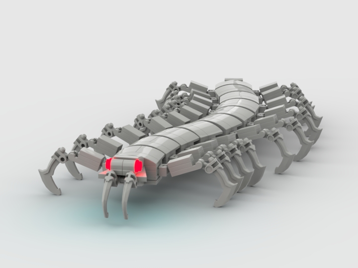 mecha centipede from BrickLink Studio [BrickLink]