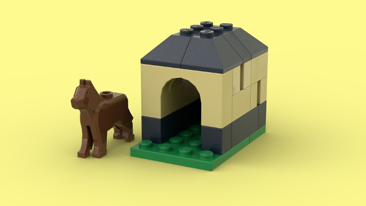 Dog House from BrickLink Studio [BrickLink]