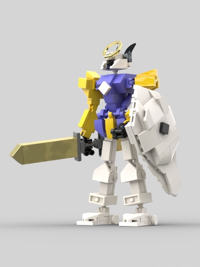 Gundam X Hazbin Hotel - Adam Mecha from BrickLink Studio [BrickLink]