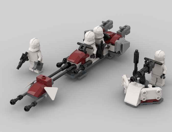 Clone Trooper Battle Pack Remastered from BrickLink Studio [BrickLink]