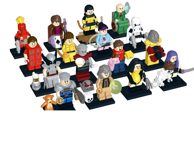 Marvel Minifigure Series 1: Deadpool from BrickLink Studio [BrickLink]