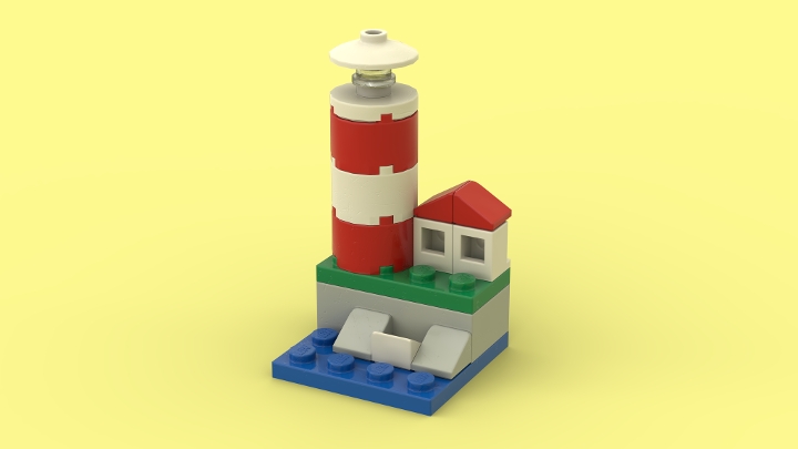 Mini Lighthouse Build from BrickLink Studio [BrickLink]