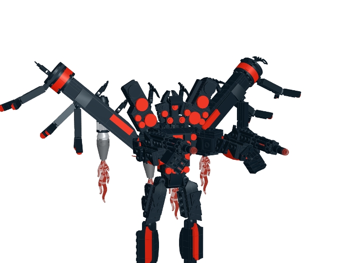 Battle Armor Titan Speakerman from BrickLink Studio [BrickLink]