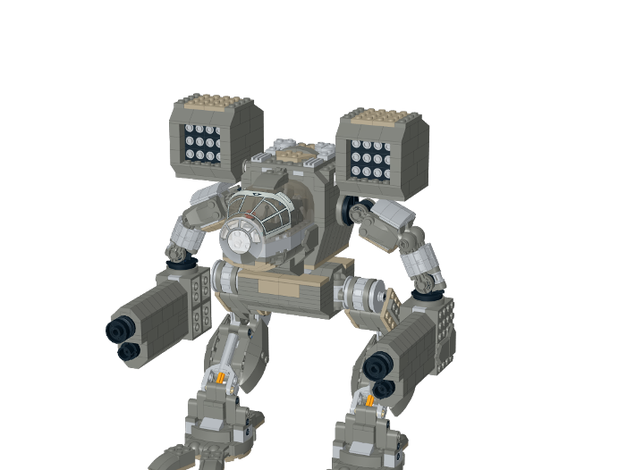 Mad Cat Mechwarrior from BrickLink Studio [BrickLink]