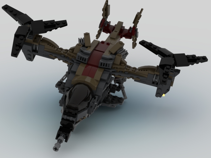 (Halo) UNSC Falcon from BrickLink Studio [BrickLink]