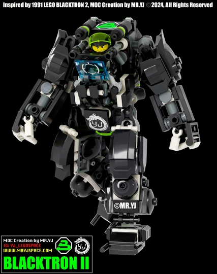 【Blacktron II Mech-Suit】 for SPACE-SUPERSTAR from BrickLink Studio ...