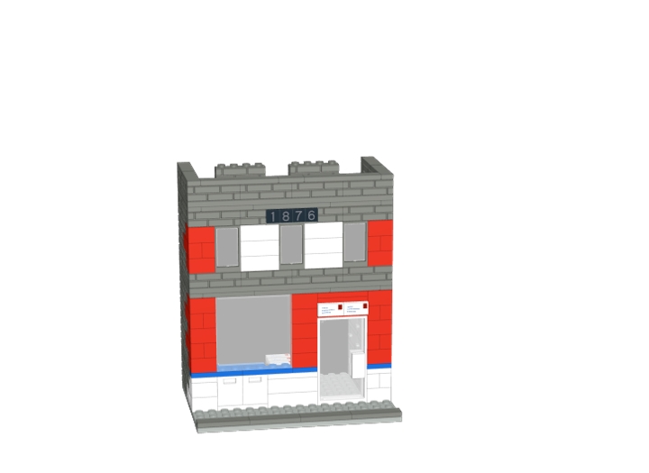 Canadian design post office from BrickLink Studio [BrickLink]