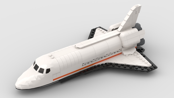 space shuttle from BrickLink Studio [BrickLink]