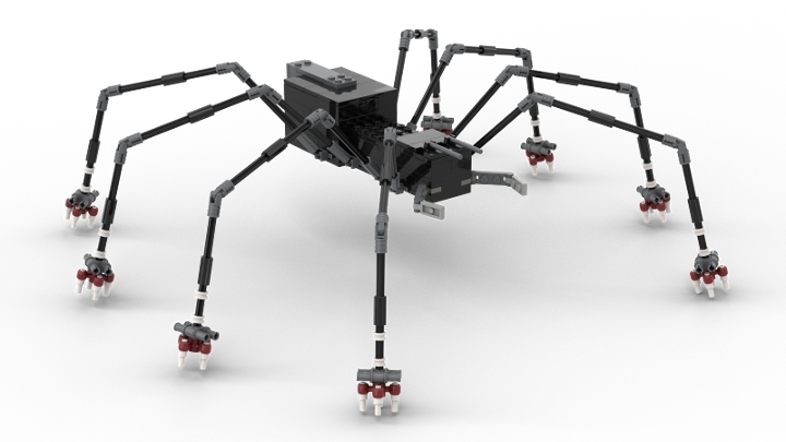 Giant Robot Spider (Orespawn) from BrickLink Studio [BrickLink]