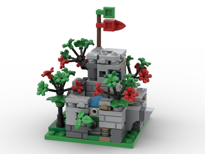 BDP3 Mini Forest Stronghold from BrickLink Studio [BrickLink]