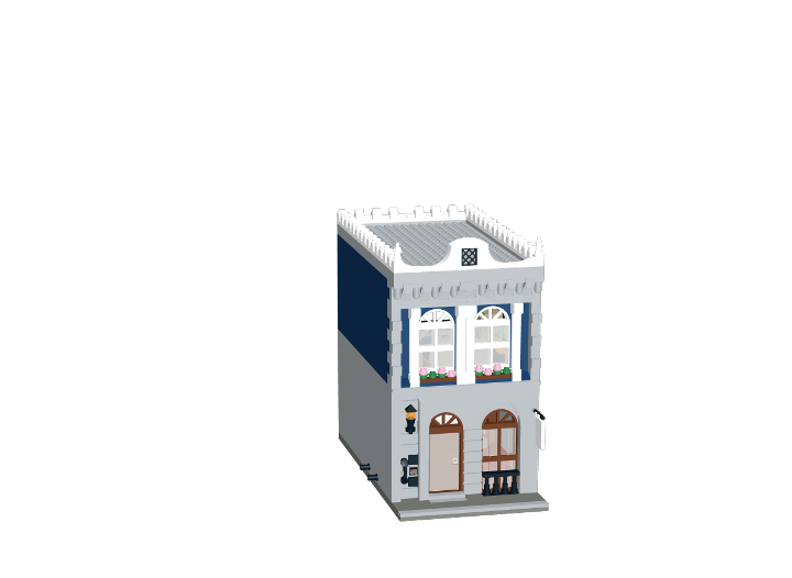 Blue House from BrickLink Studio [BrickLink]