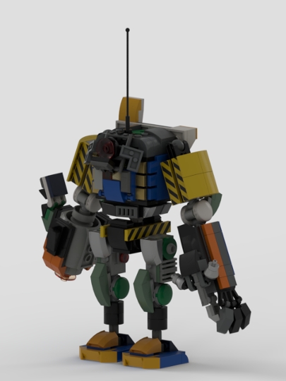 Junk mech built better from BrickLink Studio [BrickLink]