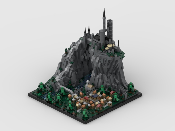 Castle Ravenloft and the Village of Barovia from BrickLink Studio ...