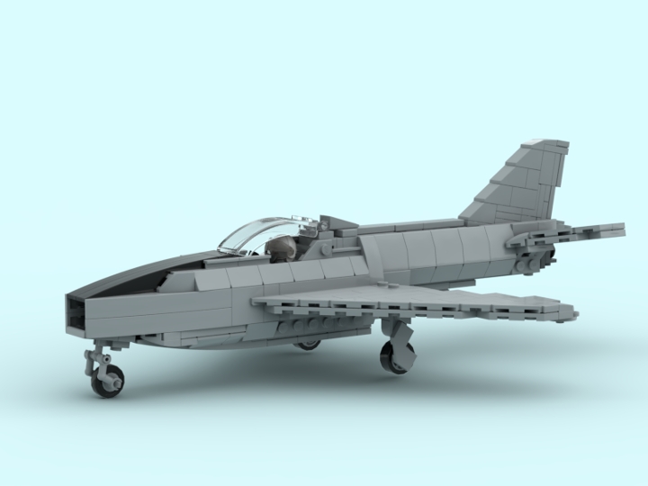 Ariete Italian Plane from BrickLink Studio [BrickLink]