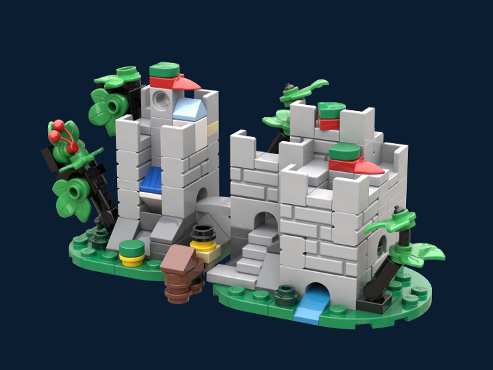 Mini Build - Forest Stronghold from BrickLink Studio [BrickLink]