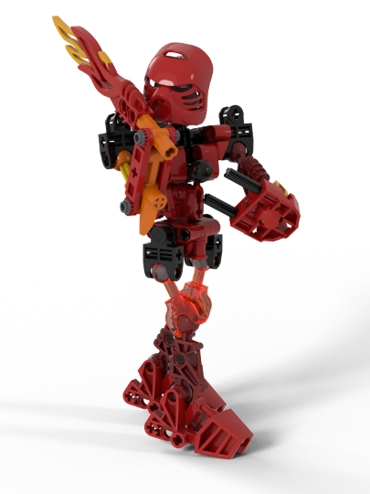Tahu Toa of Fire from BrickLink Studio [BrickLink]