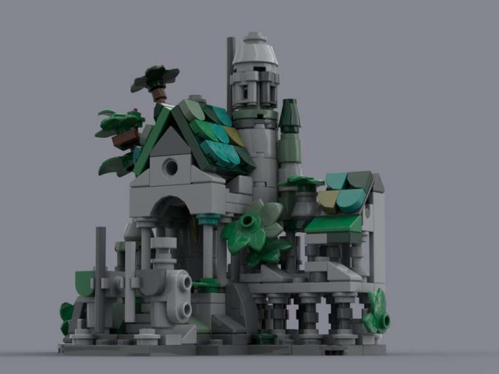 Lost city mini build from BrickLink Studio [BrickLink]