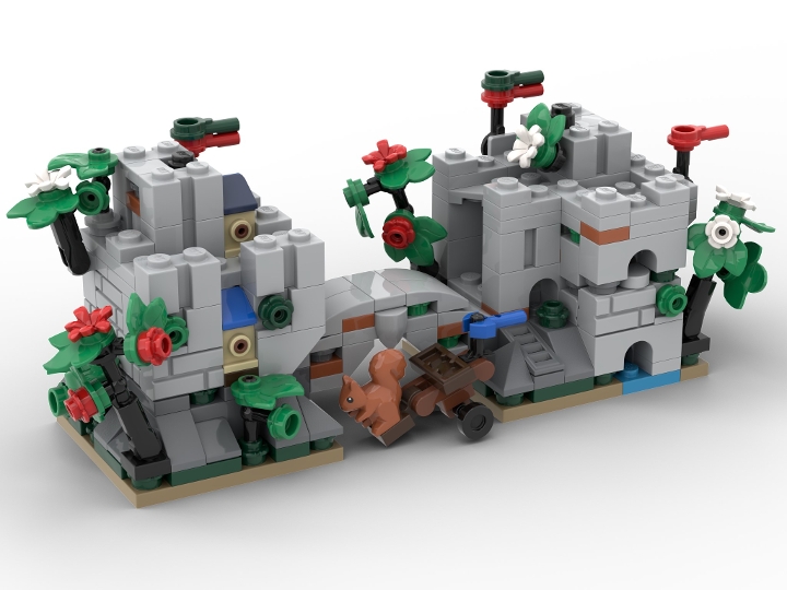 Mini Forest Stronghold from BrickLink Studio [BrickLink]