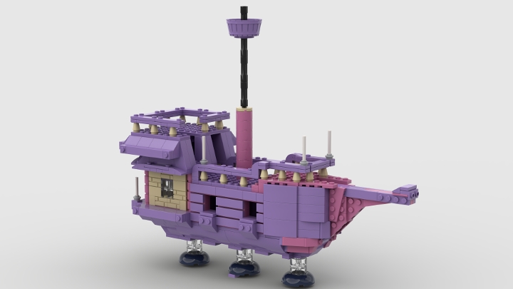 Minecraft Endship from BrickLink Studio [BrickLink]