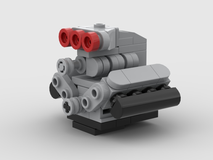mini v8 from BrickLink Studio [BrickLink]